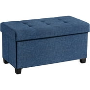 Mainstays Boucle Cloud Storage Ottoman, Blush - Walmart.com