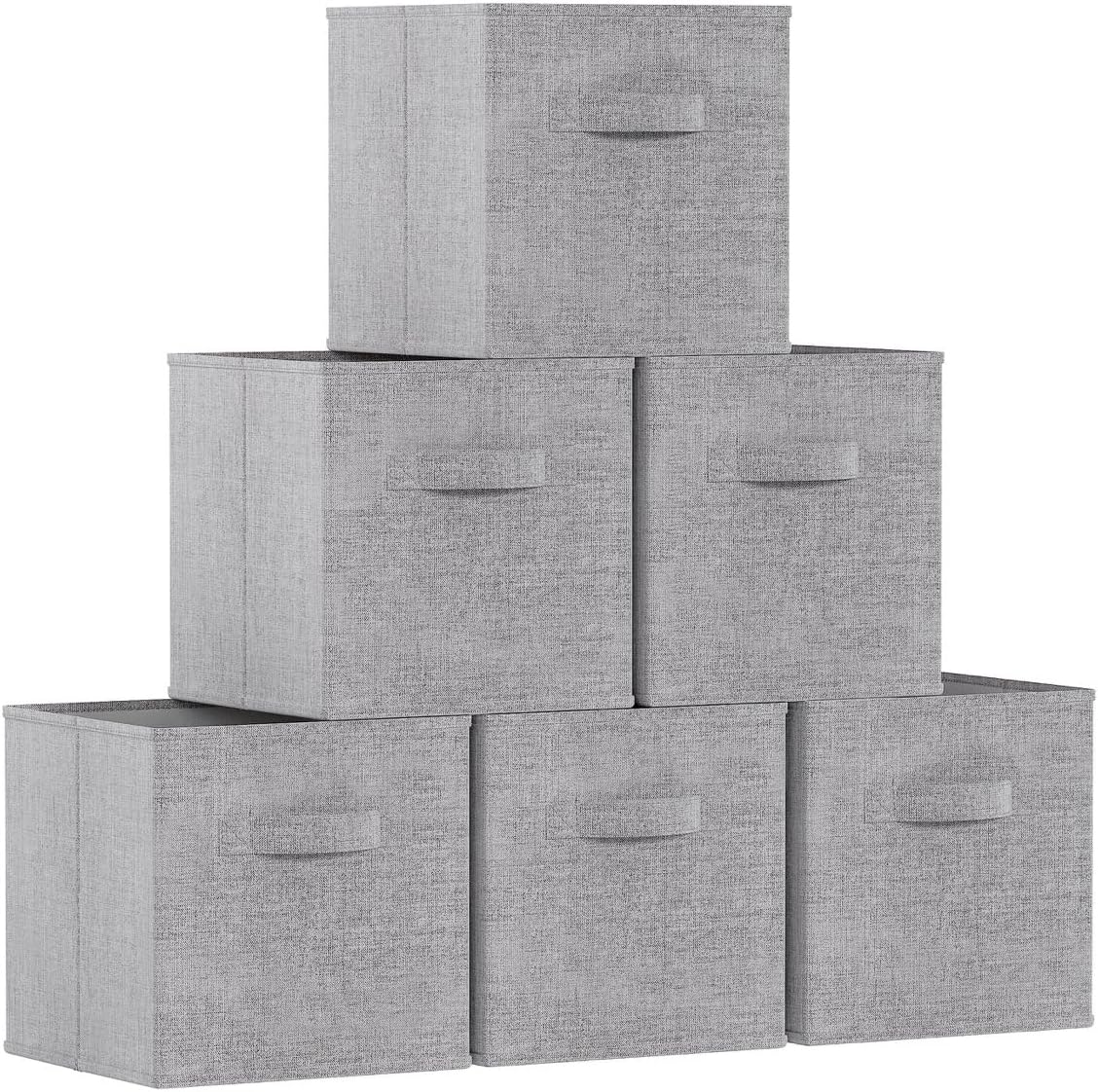 Ornavo Home Foldable Collapsible Storage Box Bins Shelf Basket Cube ...