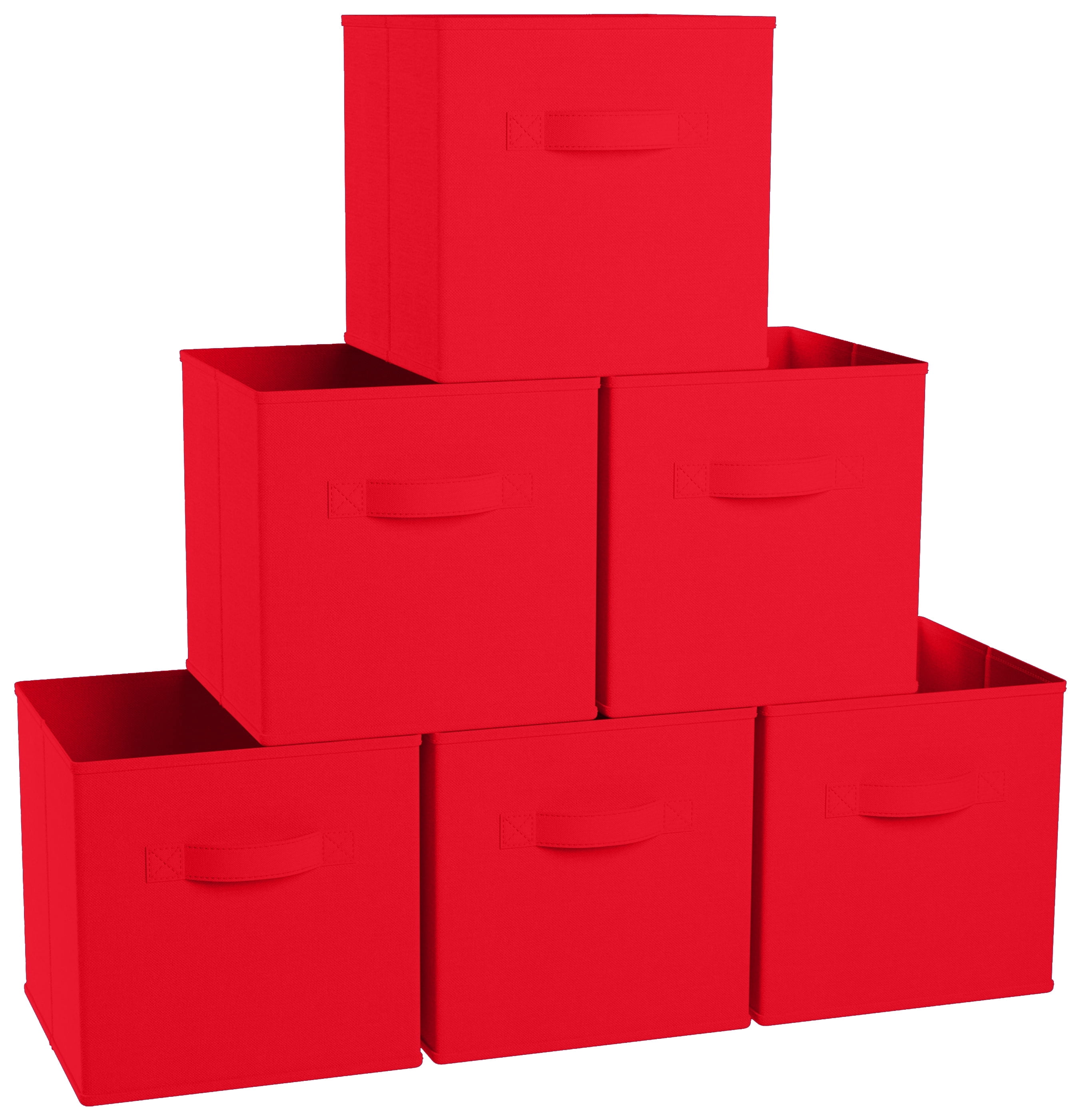 Ornavo Home Durable Foldable Storage Box Bins with Dual Handles - Set ...