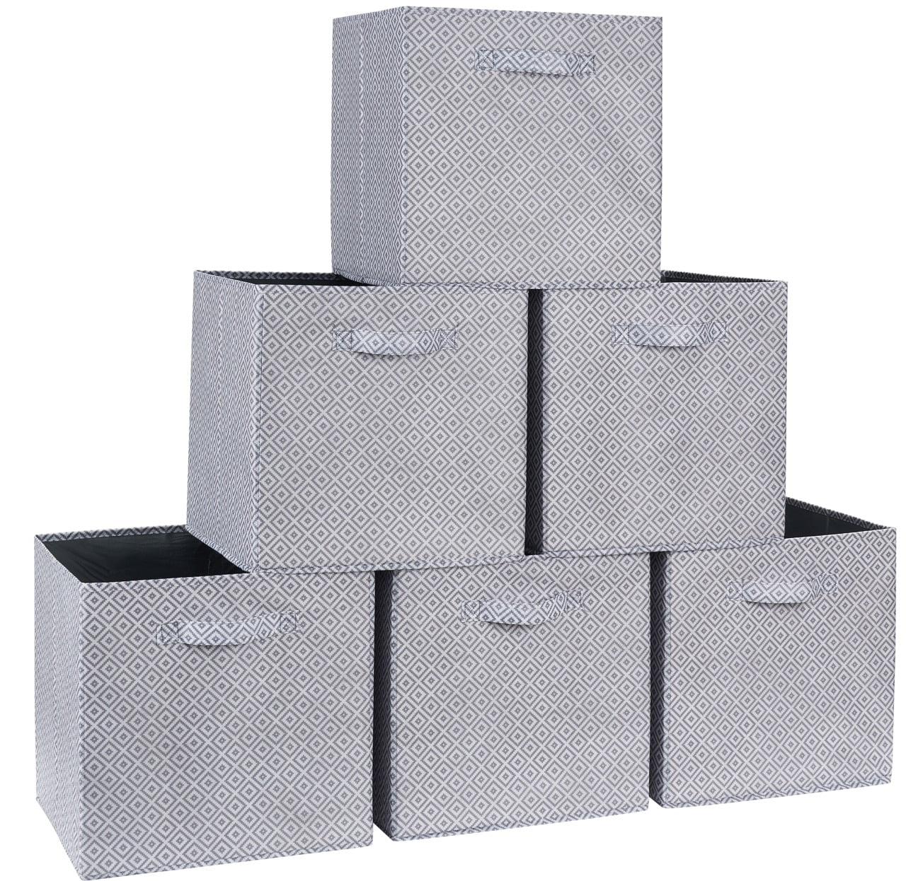 Ornavo Home Foldable Collapsible Storage Box Bins Shelf Basket Cube ...