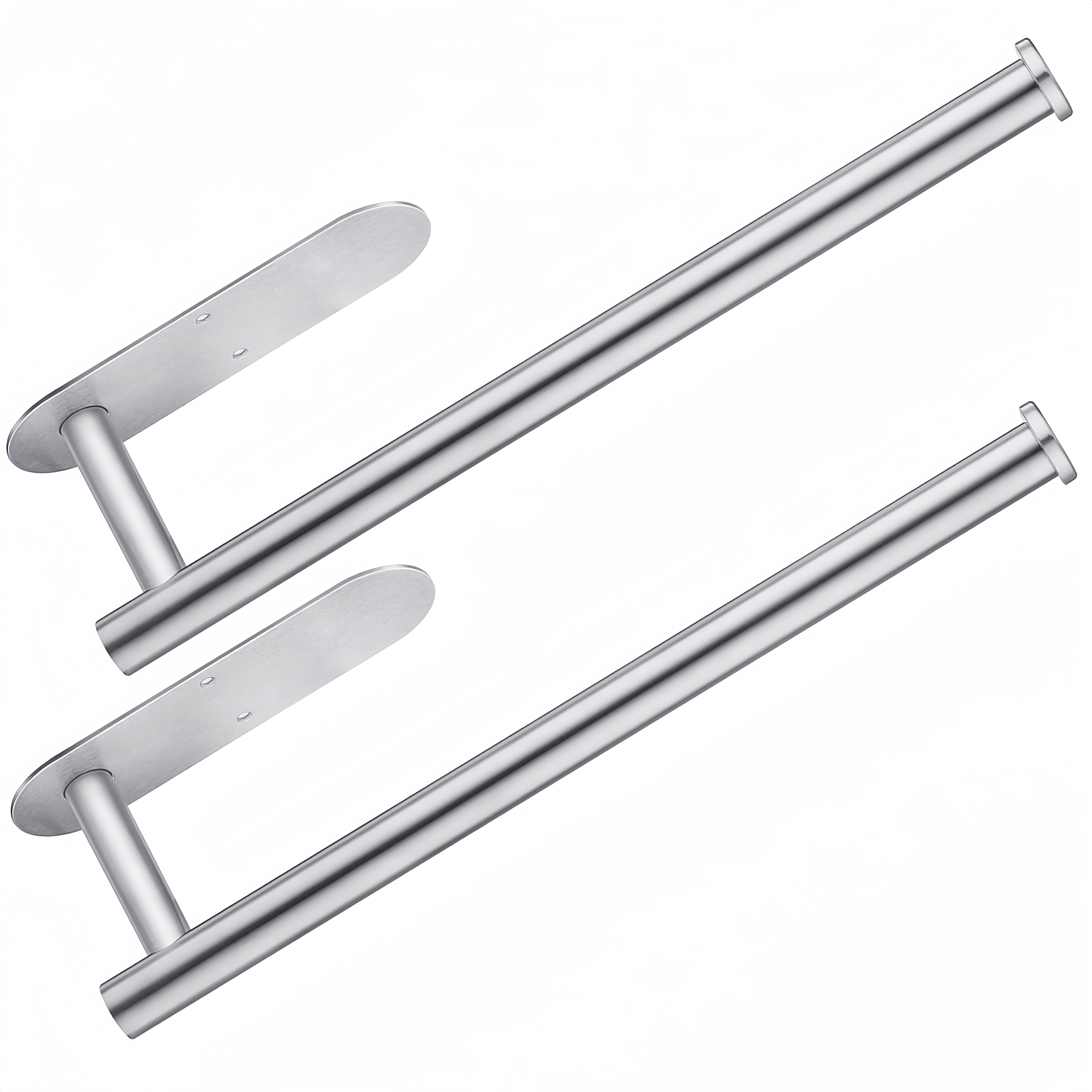 Ornem 2 Pack Under Cabinet Paper Towel Holder, Stainless Steel Wall ...