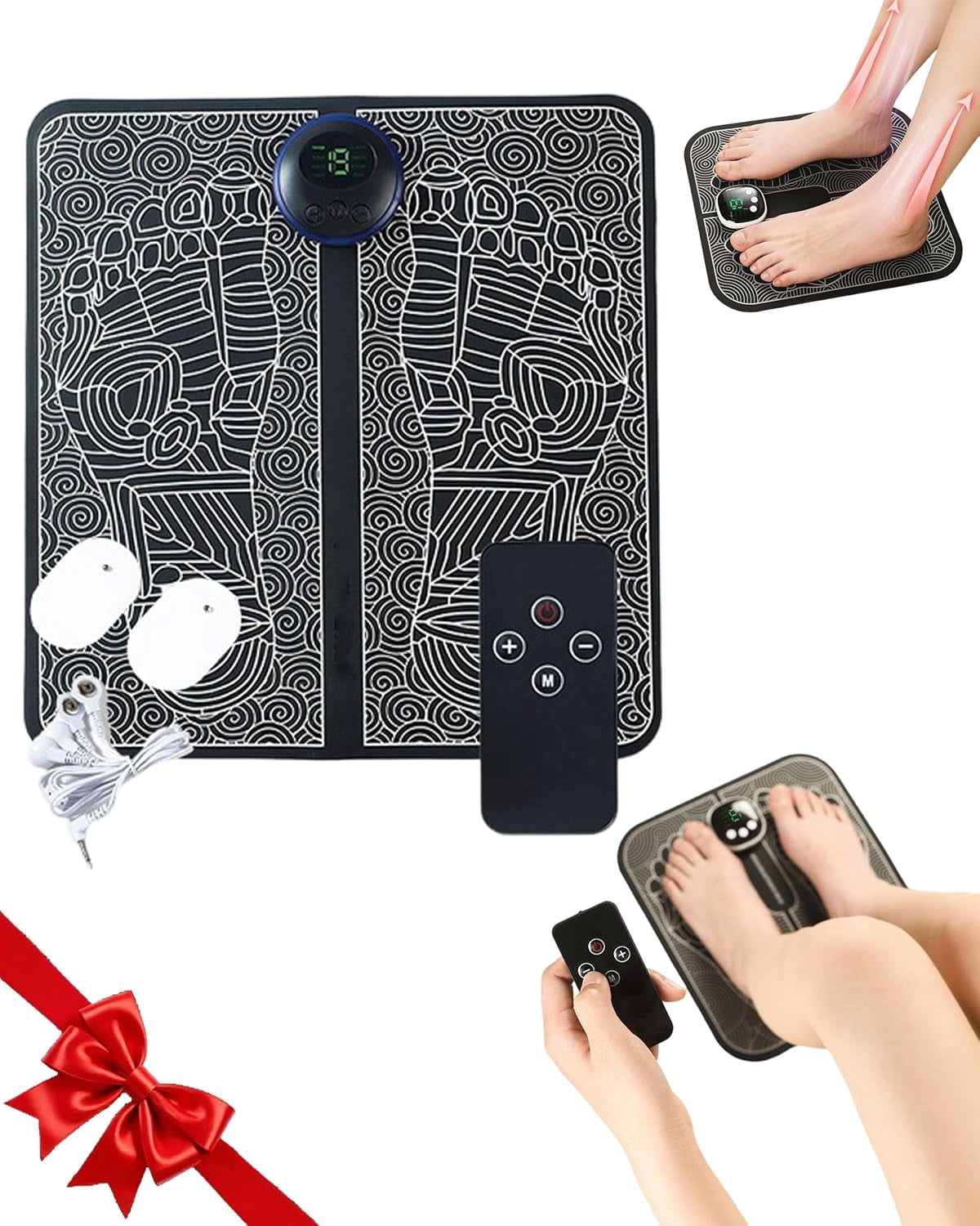 Ornexis Foot Plate Massager for Everyday Comfort, 8 Massage Modes, 19 ...