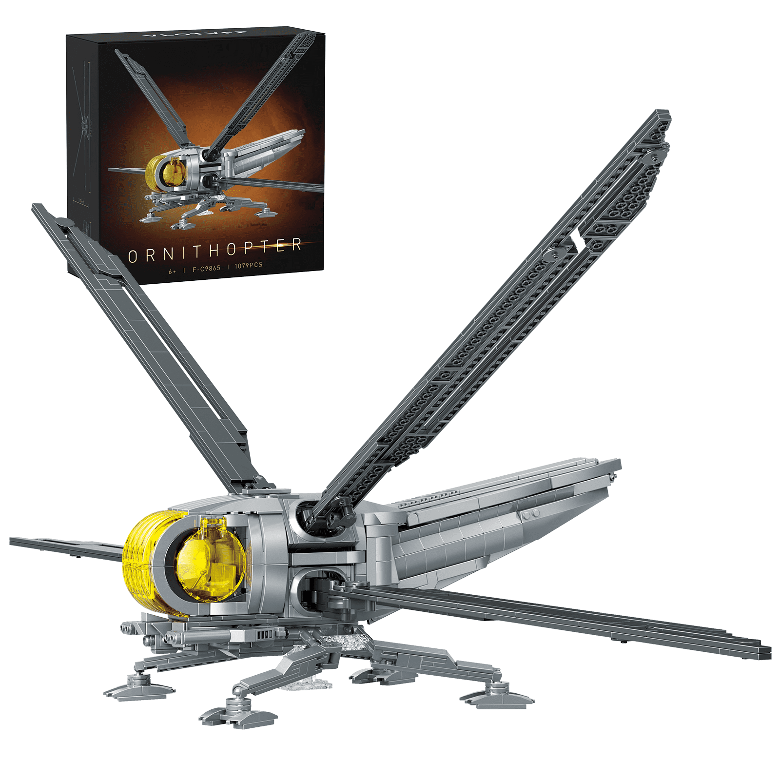 Ornithopter Helicopter Building Blocks Set Atreides Royal Ornithopter ...