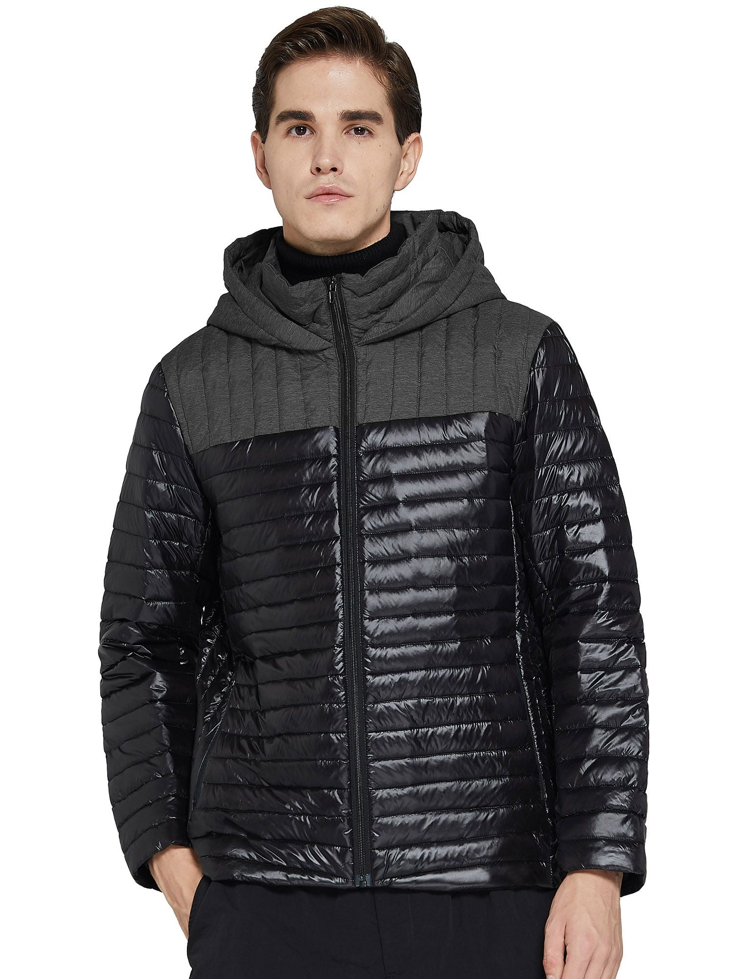 Orolay Men's Long Hooded Winter Down Jacket Warm Puffer Jacket ...