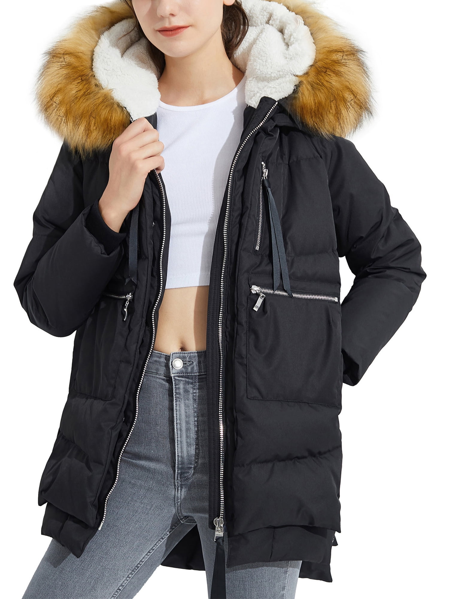 Orolay Women's Bubble Puffer Jacket Down Jacket Oversized Winter Jacket ...