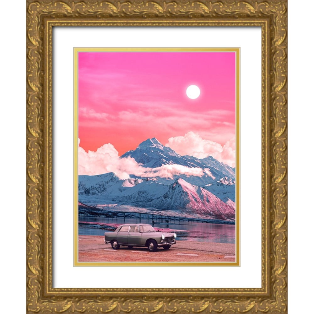 Orozco, Danner 12x14 Gold Ornate Wood Framed with Double Matting Museum ...
