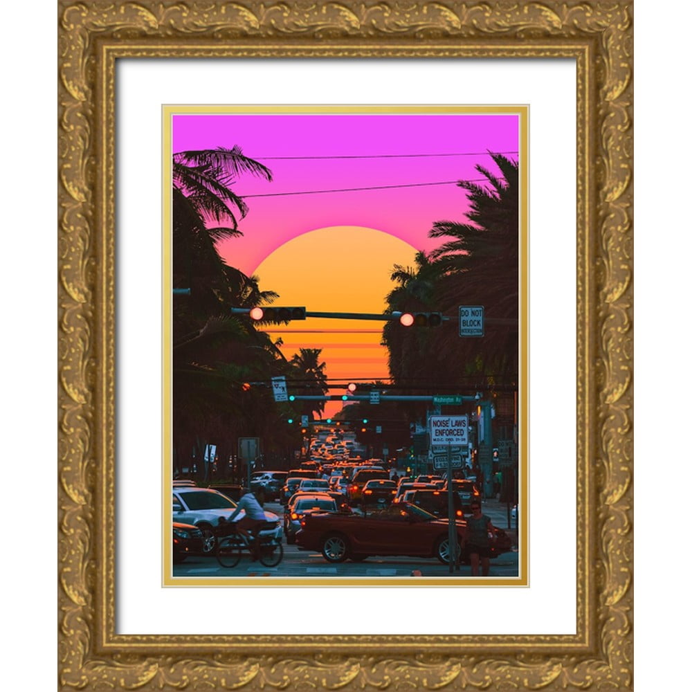 Orozco, Danner 12x14 Gold Ornate Wood Framed with Double Matting Museum ...