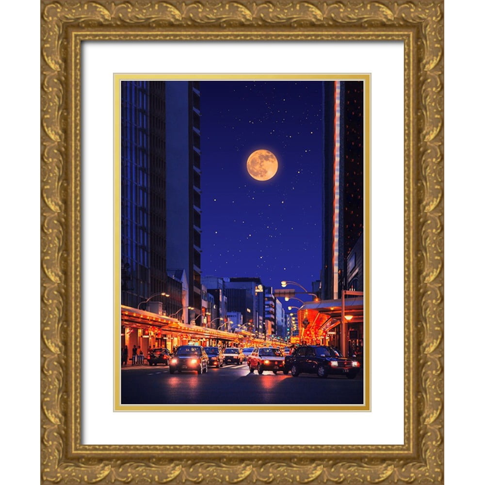 Orozco, Danner 15x18 Gold Ornate Wood Framed with Double Matting Museum ...