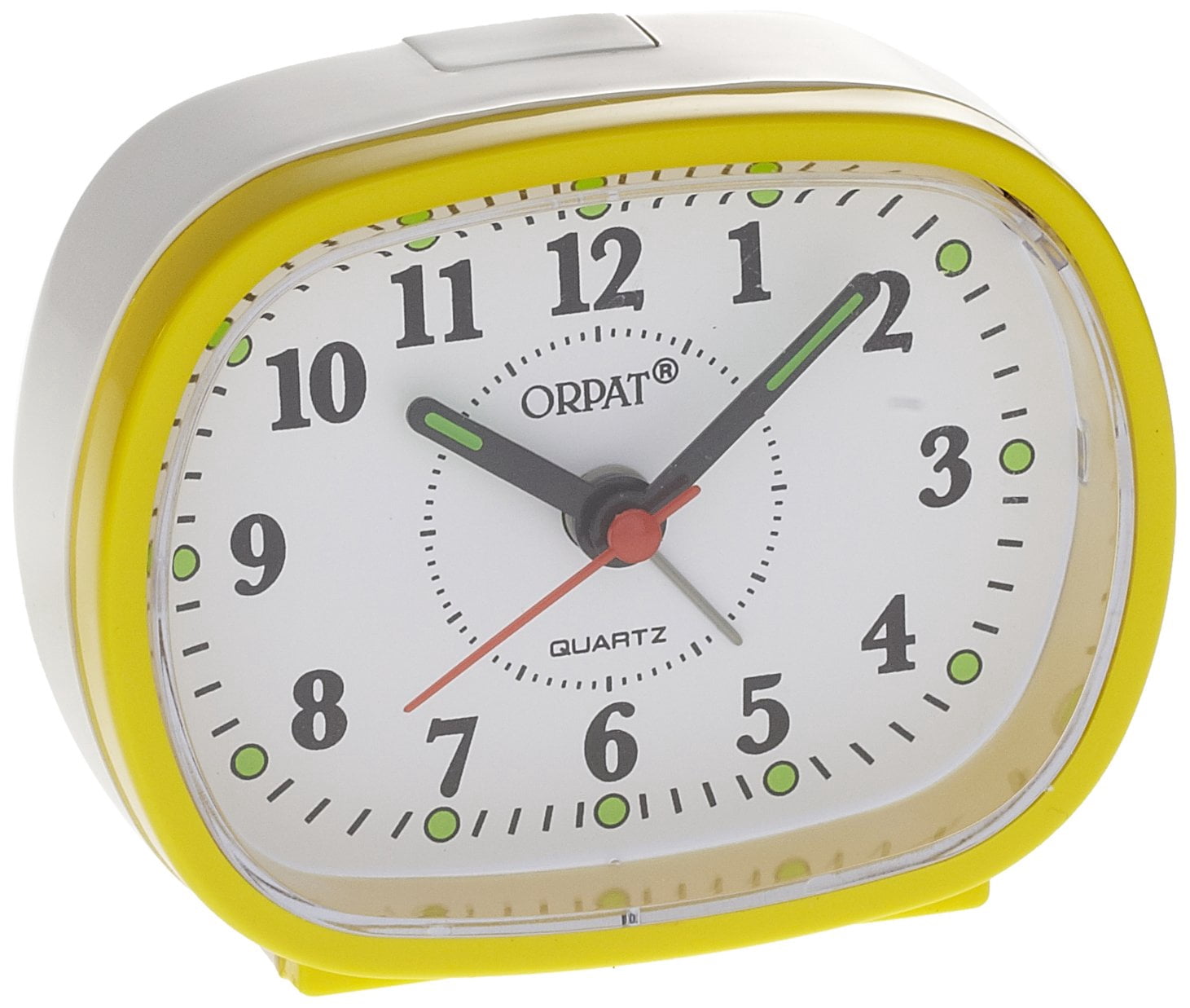 Orpat Beep Alarm Clock Yellow TBZL607 - Walmart.com