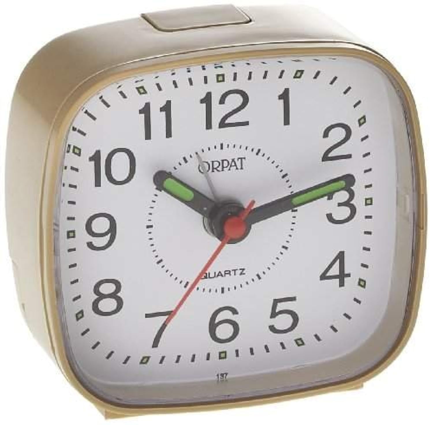 Orpat Plastic Alarm Clock Time Piece with Vintage Look Grey - Walmart.com