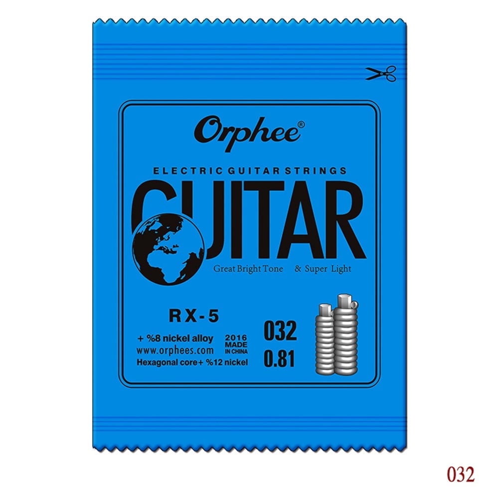 Orphee Electric Guitar Strings E B G D A Single String Super Light ...