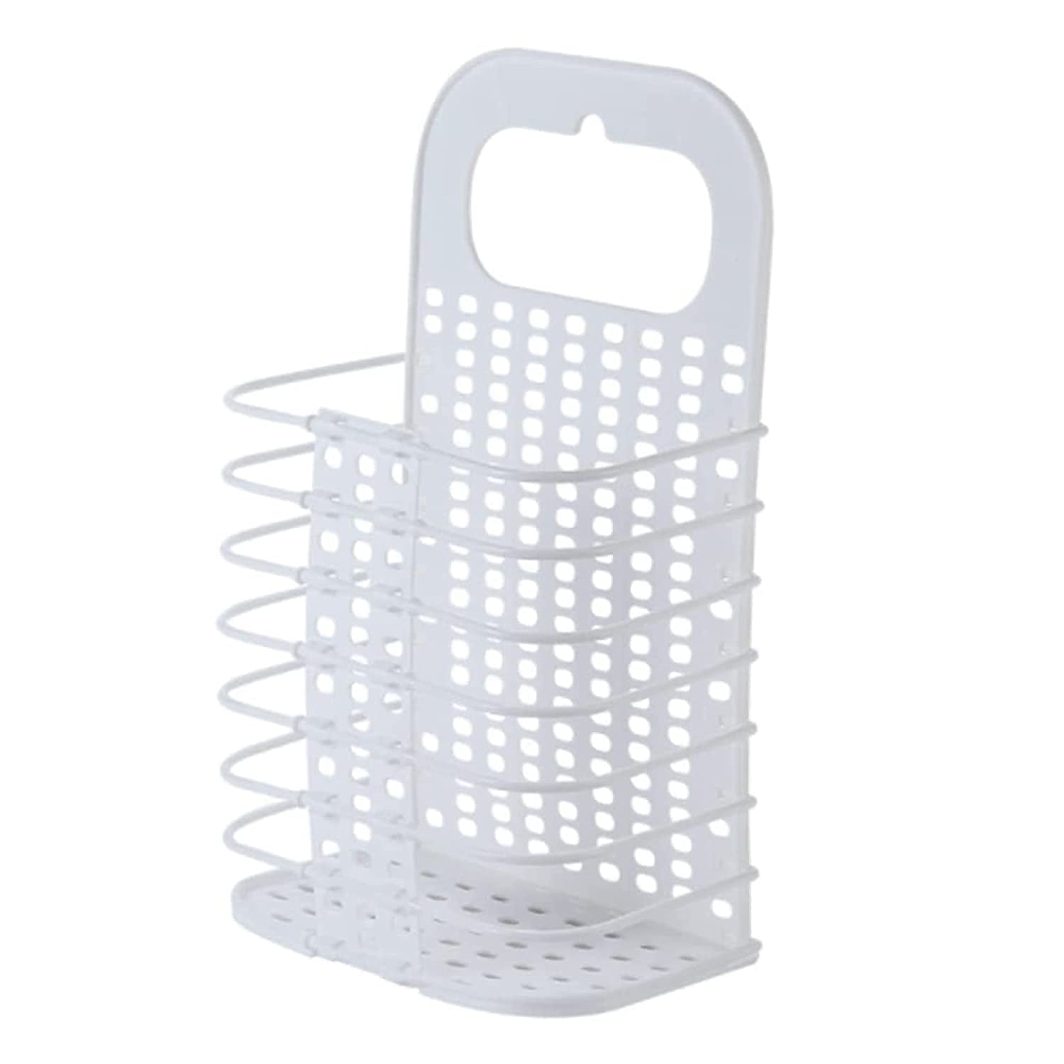 Orrda Laundry Basket for Cloth Plastic Wall Mounted Collapsible Hanging ...