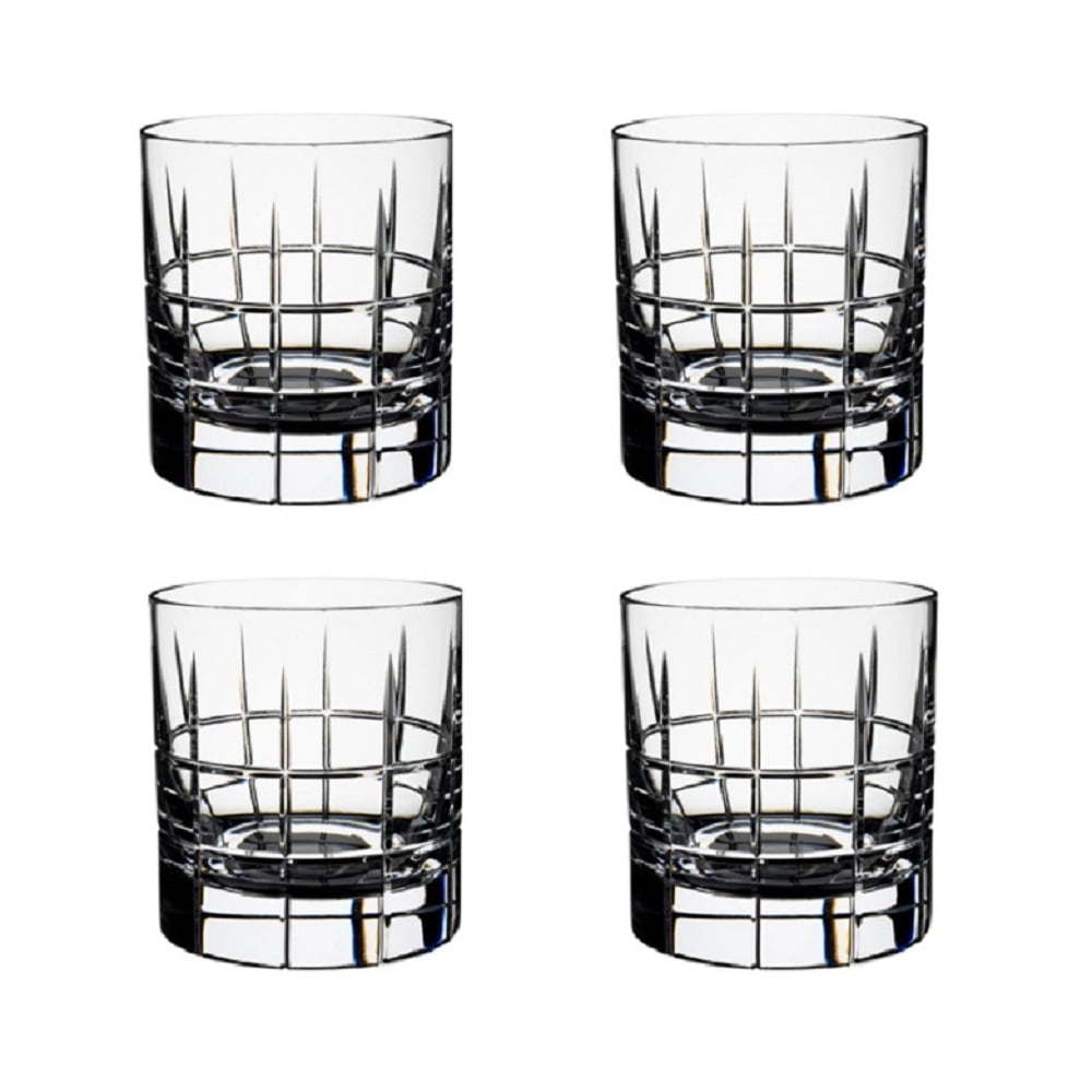 Orrefors Street Crystal Old Fashioned Glass (Set of Four) - Walmart.com