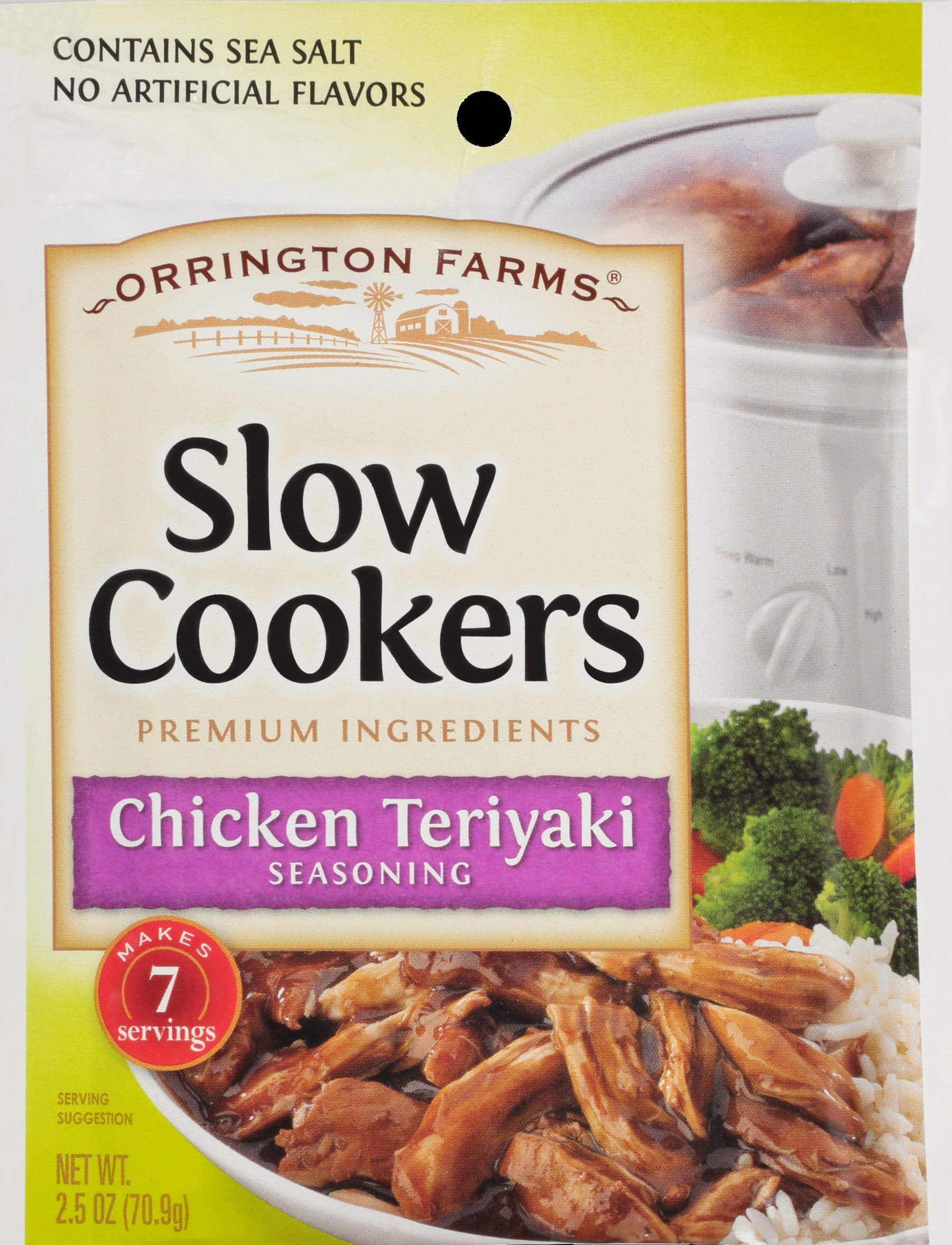 Orrington Farms Chicken Teriyaki Slow Cookers Mix-3 Pouchs-2.5oz each ...