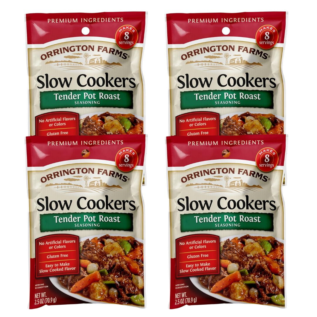 Orrington Farms Slow Cooker Tender Pot Roast Seasoning 2.5 Oz (Pack of ...