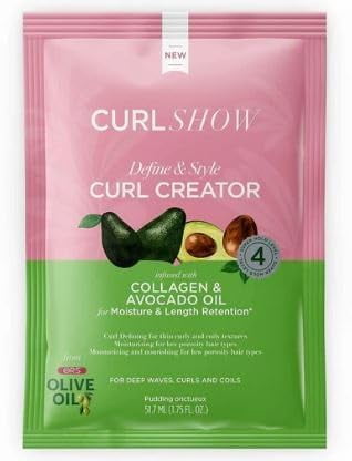 Ors Olive Oil Curlshow Curl Creator Collagen and Avocado oil, 1.75 Oz ...