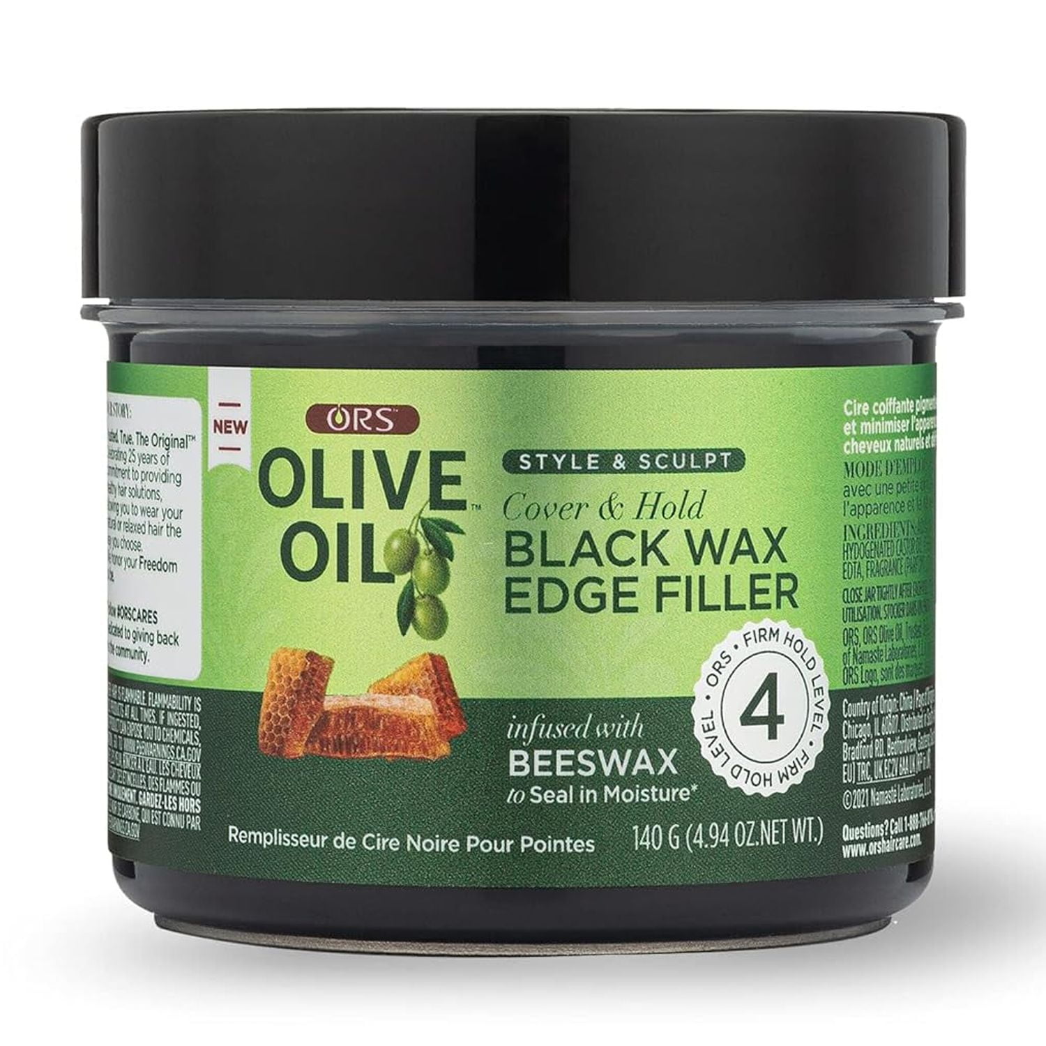 Ors Olive Oil Edge Filler Hair Wax Black, 4.9 Oz, 2 Pack - Walmart.com