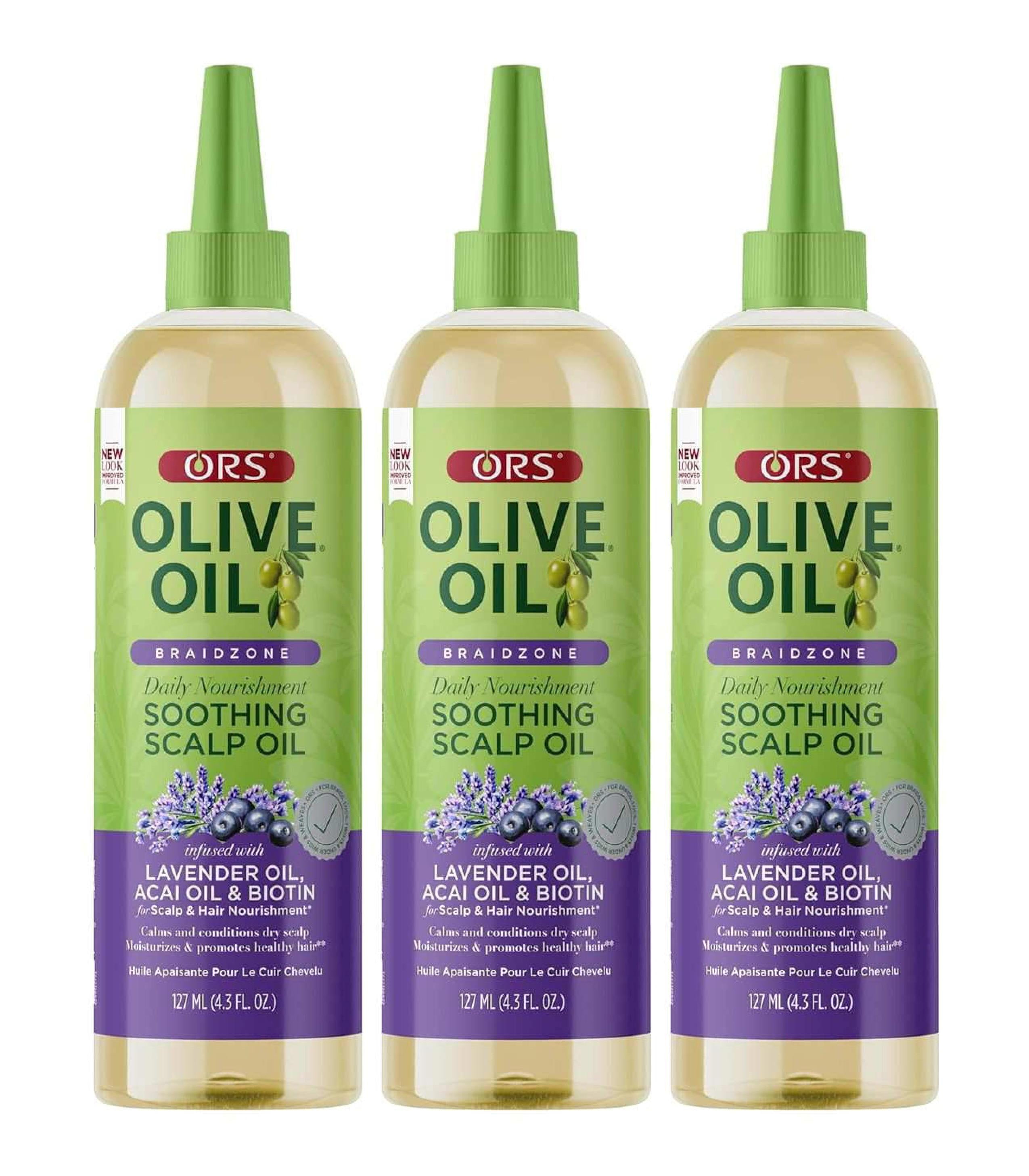 Ors Olive Oil Braidzone Daily Nourishment Soothing Scalp Oil 4.3oz ...
