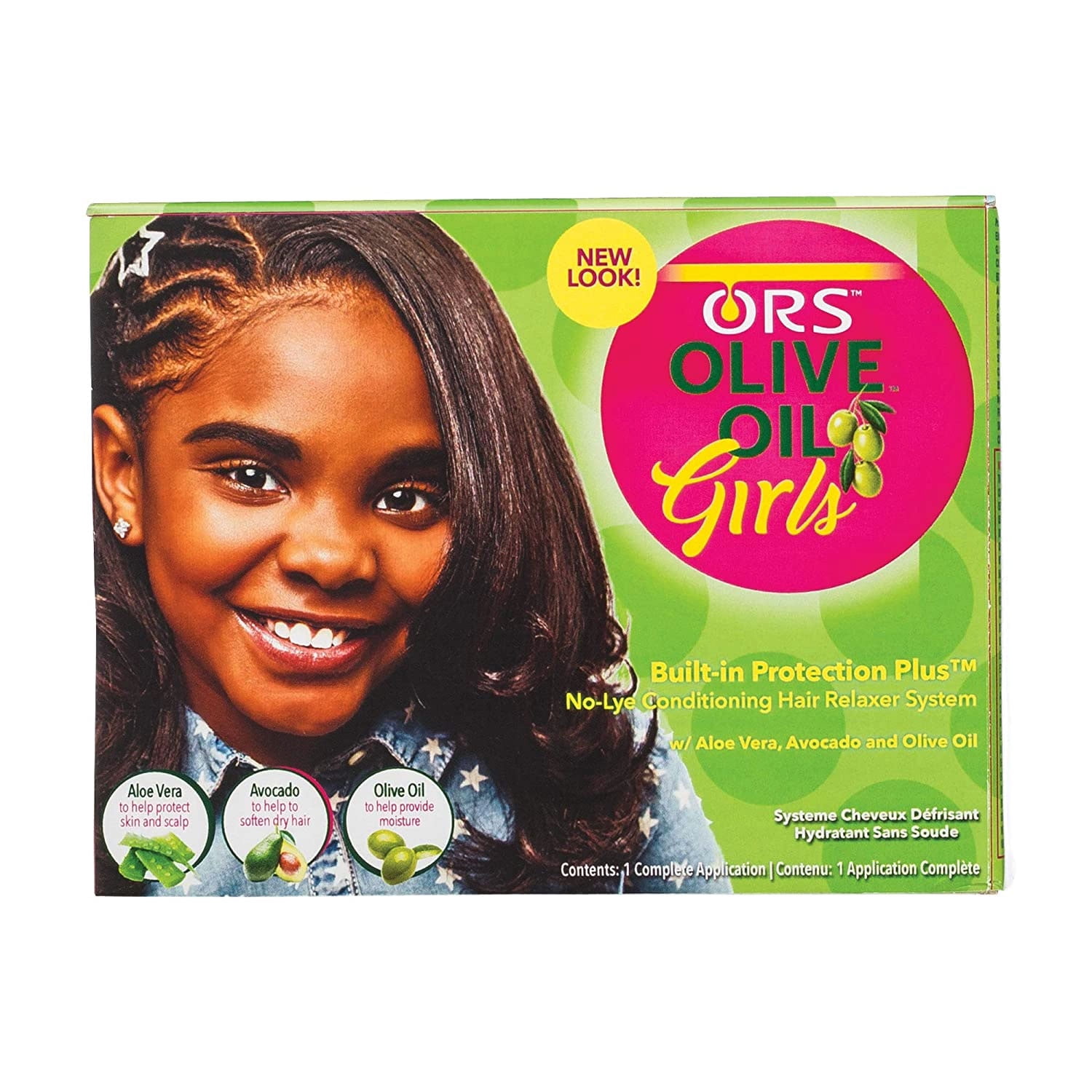 Ors Olive Oil Girls No-Lye Conditioning Hair Relaxer System, Pack of 12 ...