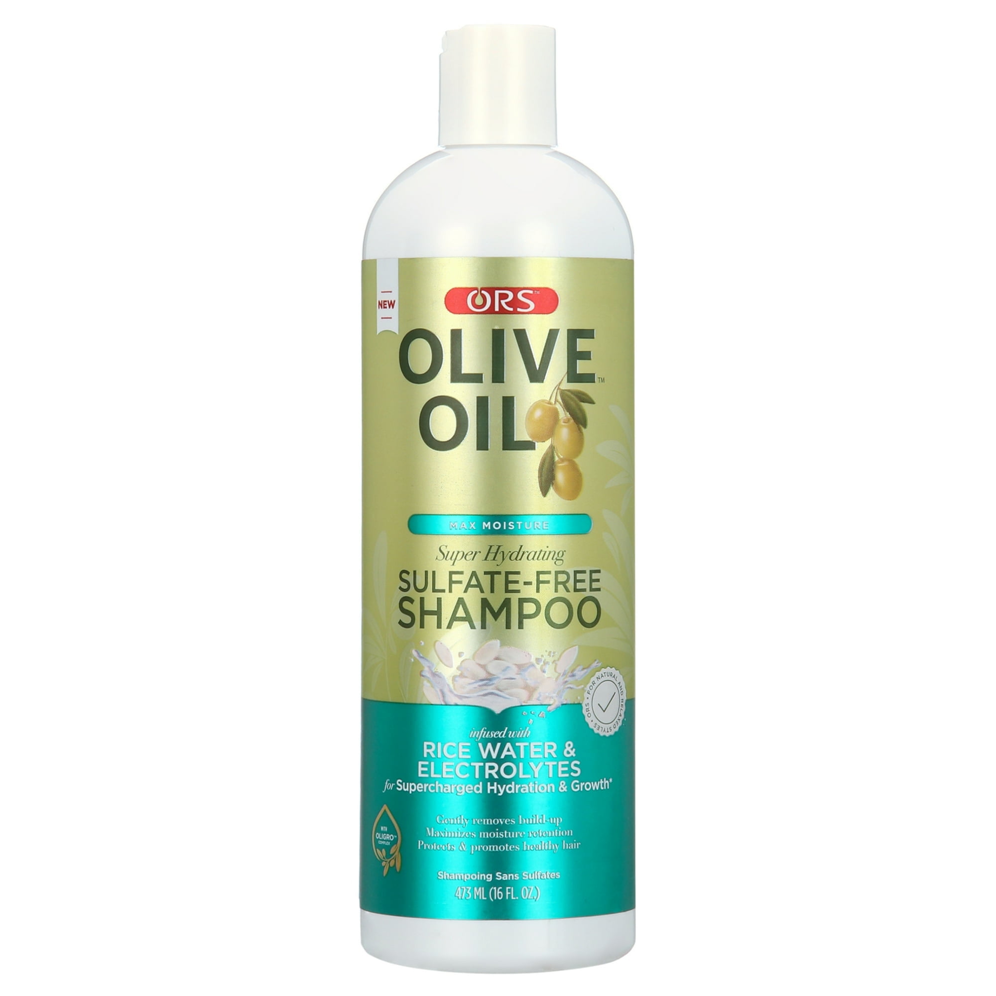 Ors Olive Oil Max Moisture Super Hydrating Sulfate Free Shampoo, 16 Oz ...