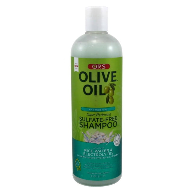 Ors Olive Oil Shampoo Super Hydrating Sulfate-Free 16oz - Walmart ...