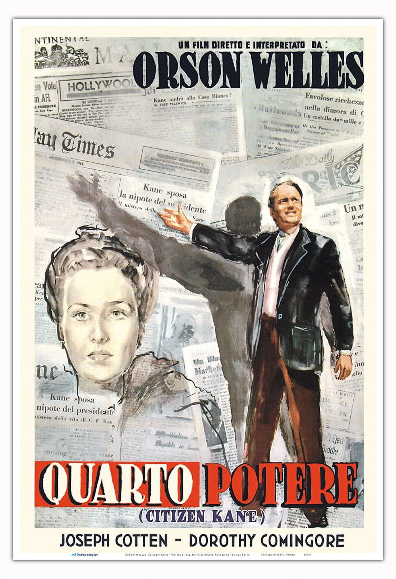 Orson Welles’ Citizen Kane (Quarto Potere) - Vintage Italian Film Movie ...