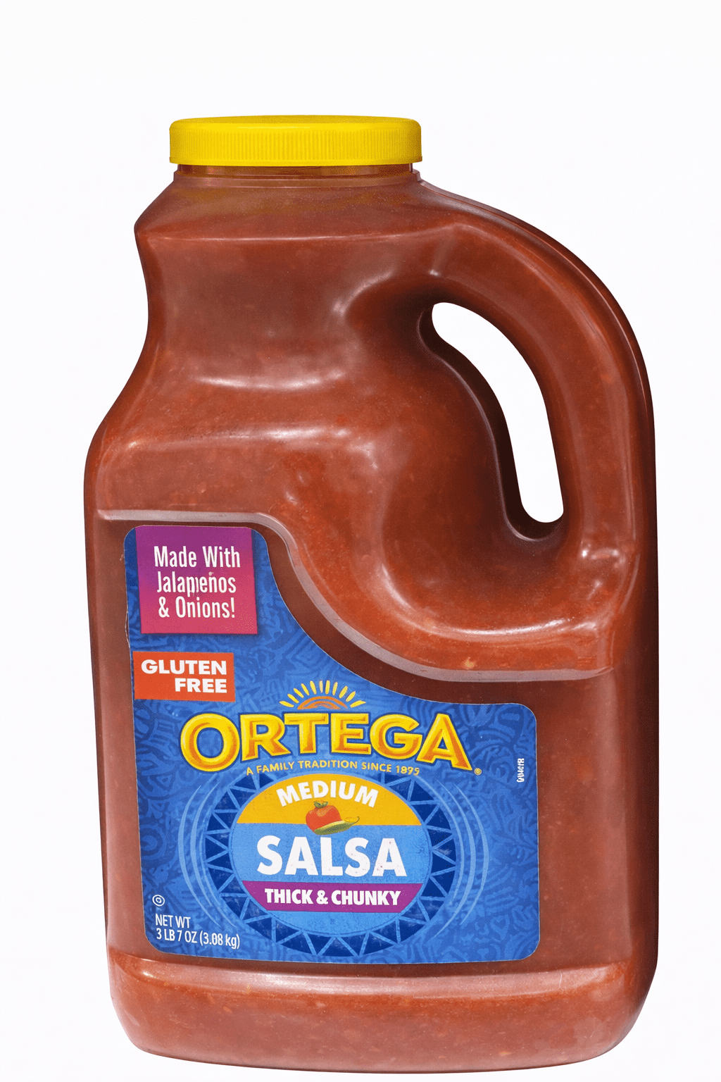 Ortega Medium Salsa, Thick & Chunky, 128 fl oz (1 Gallon) Foodservice ...