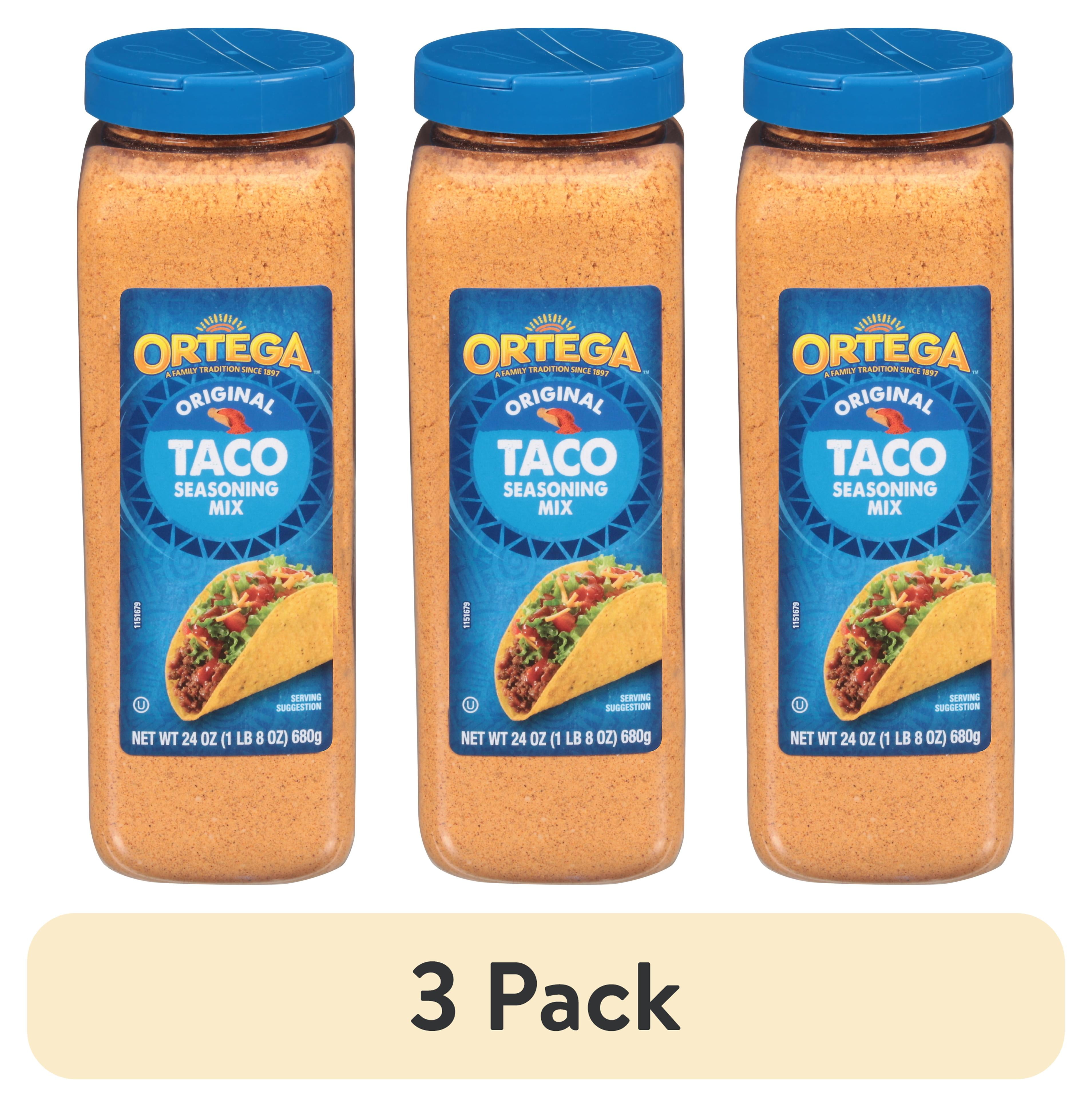 (3 pack) Ortega Original Taco Seasoning Mix, 24 oz - Walmart.com