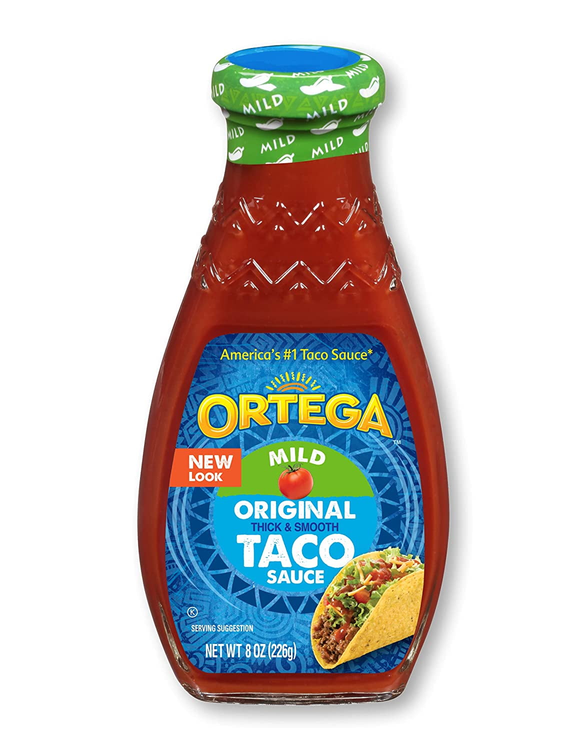 Ortega Original Thick and Smooth Taco Sauce, Mild, 8 Oz, 3 Pack ...