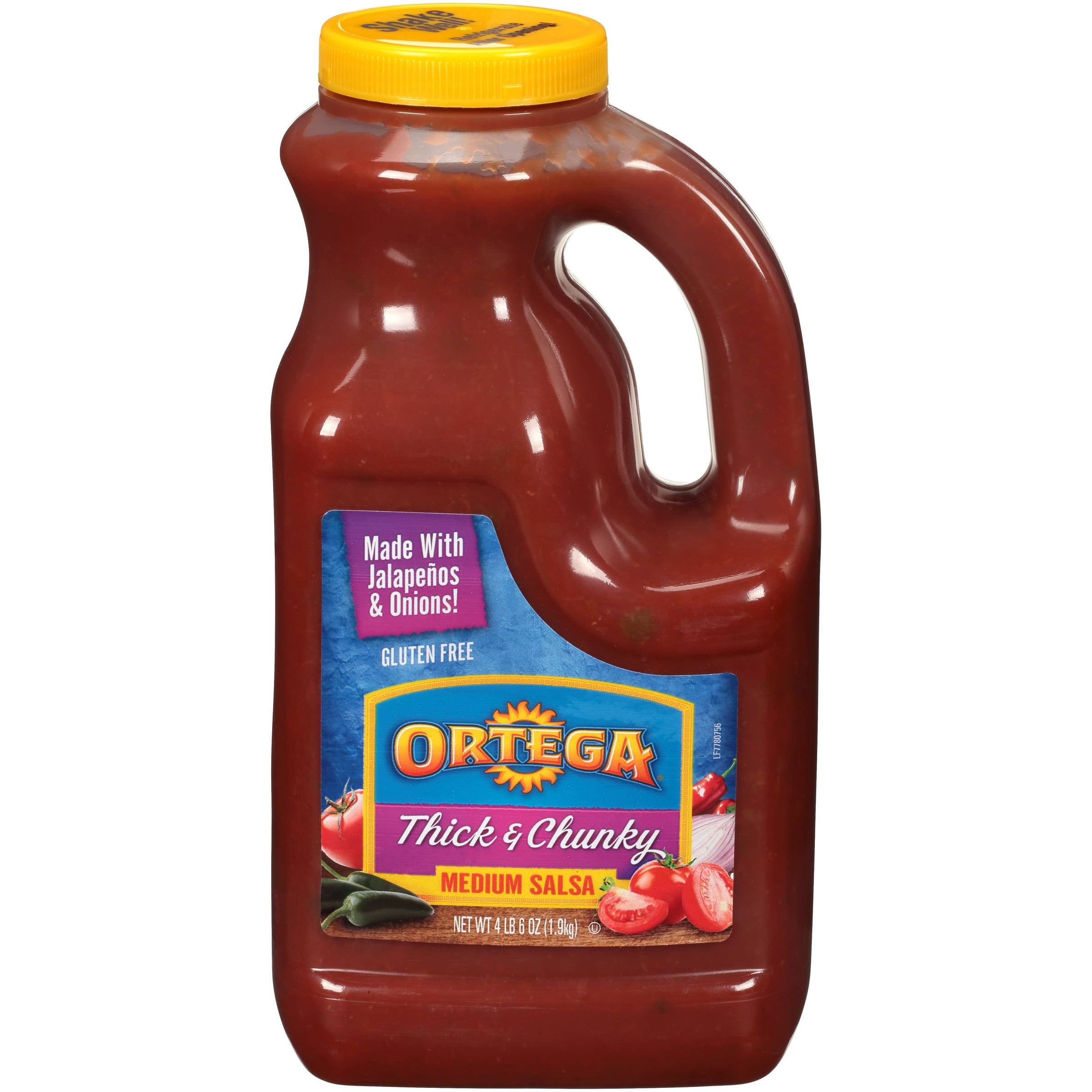 Ortega Thick and Chunky Medium Salsa, Ready-to-Eat, 1/2 Gallon Jugs ...