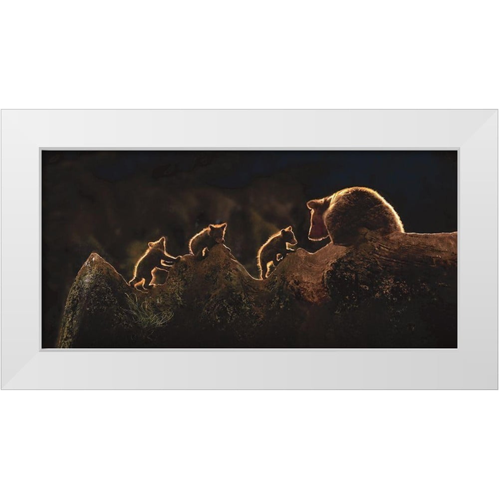 Ortega, Xavier 32x17 White Modern Wood Framed Museum Art Print Titled ...