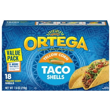 Great Value Taco Shells, 5.8 oz, 12 Count - Walmart.com