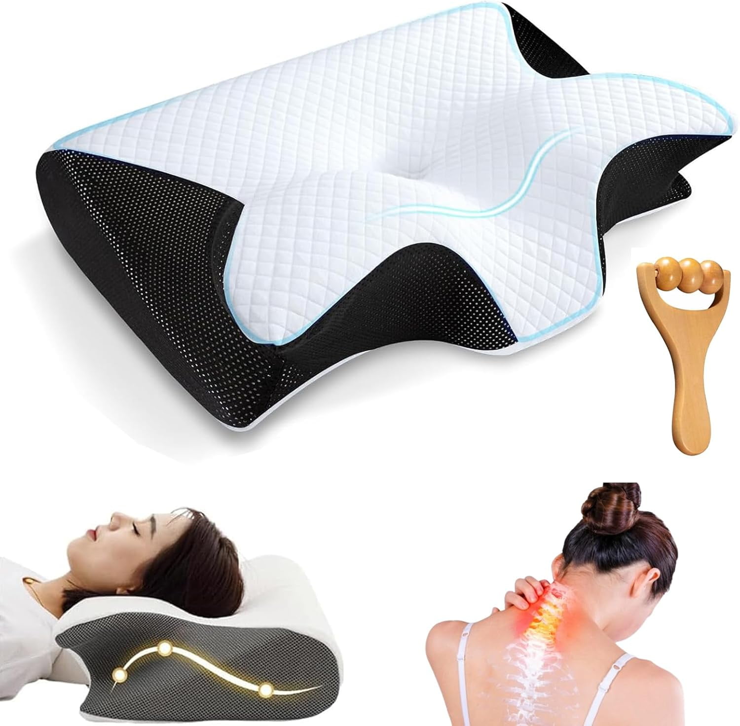 Orthinex Cervical Neck Pillow, Orthinex Pillow, Cervical Posture Pillow ...