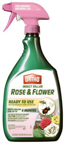 Ortho 0345610 24 oz Spray Bottle of Ready To Use Rose & Flower Insect ...