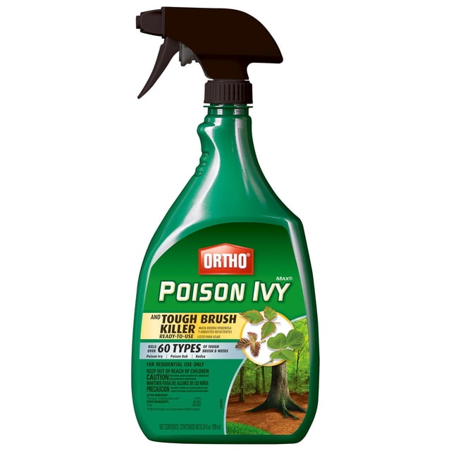 Ortho MAX Poison Ivy & Tough Brush Killer, Oak Herbicide Treatment ...