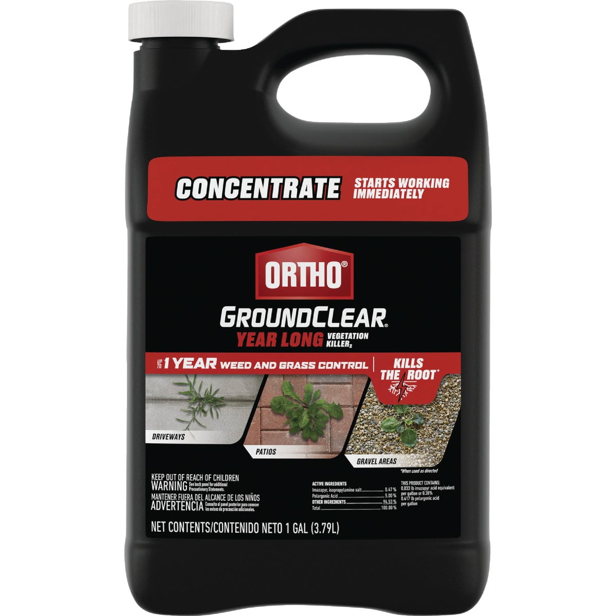 Ortho Ground Clear Concentrated Spray Vegetation Killer, 1 Gallon ...