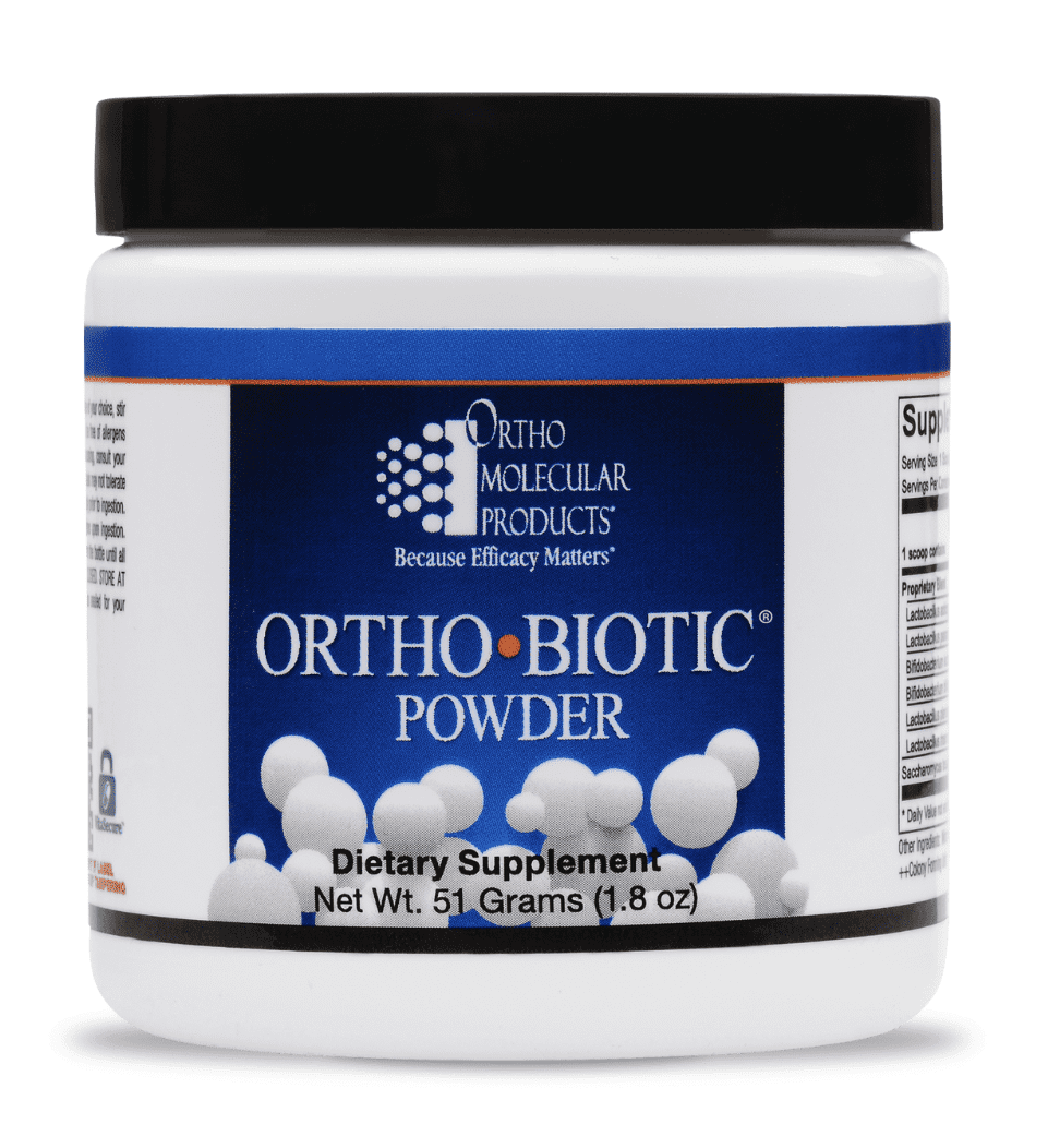 Ortho Biotic Powder 1.8oz 30 Servings by Ortho Molecular Products ...