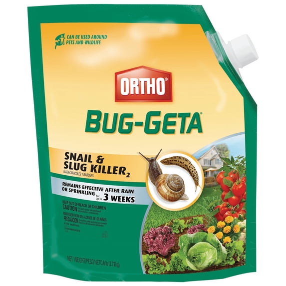 Ortho Bug-Geta Snail & Slug Killer2 Granules, 6 lb. for Yard & Outdoor ...