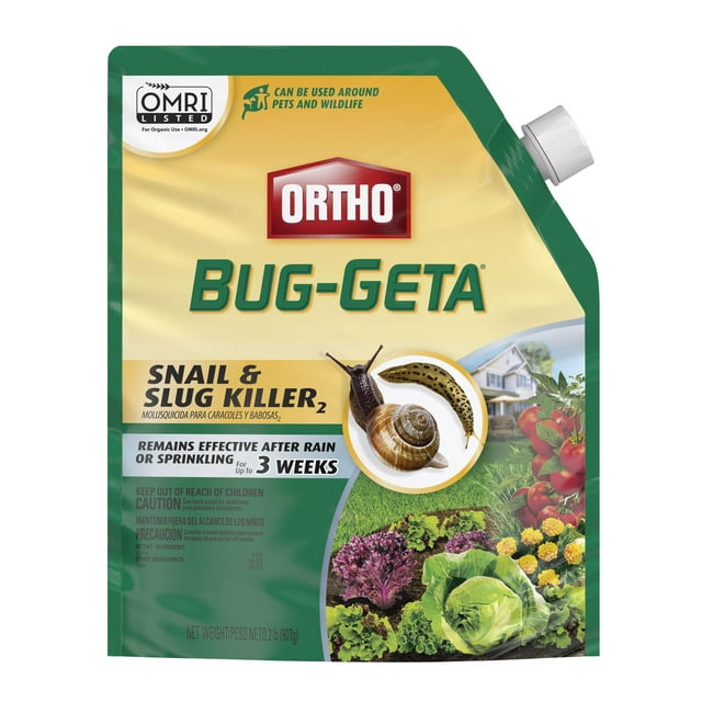 Ortho Bug-Geta Garden Granules, Outdoor Insecticide, Snail & Slug ...