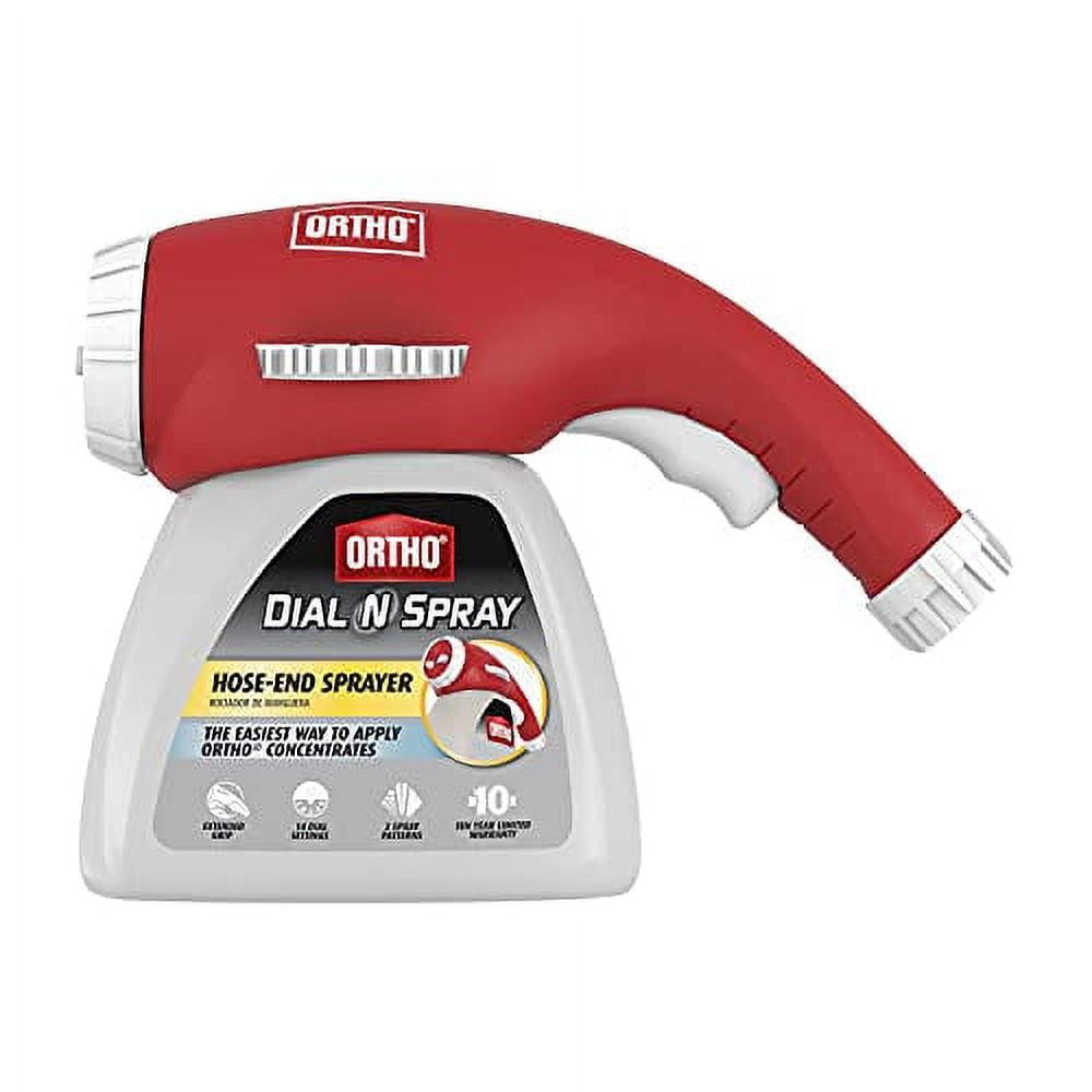 Ortho Dial N Spray: Multi-Use Hose Sprayer, No Mess, 3 Spray Patterns ...