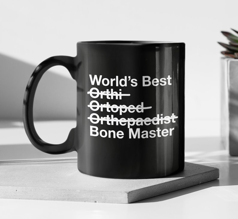 Ortho Gift - Best Bone Master Black Mug Ortho Birthday Gift - Walmart.com