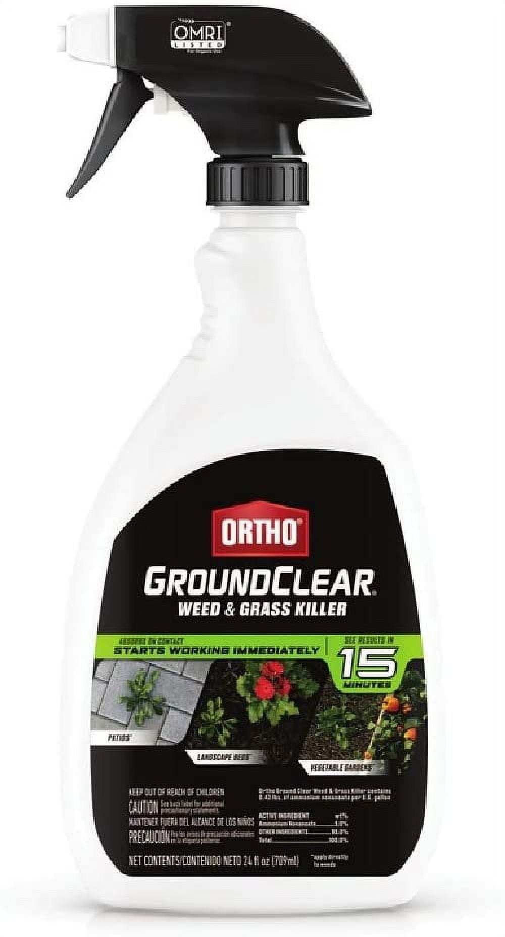 Ortho GroundClear Grass and Weed Killer RTU Liquid 24 oz. - Walmart ...