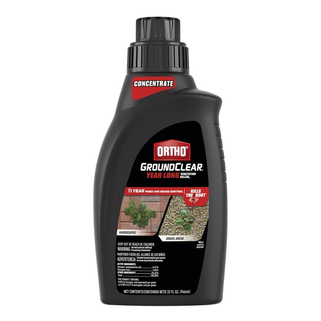 Ortho GroundClear Year Long Vegetation Killer2 Concentrate, Kills Weeds ...