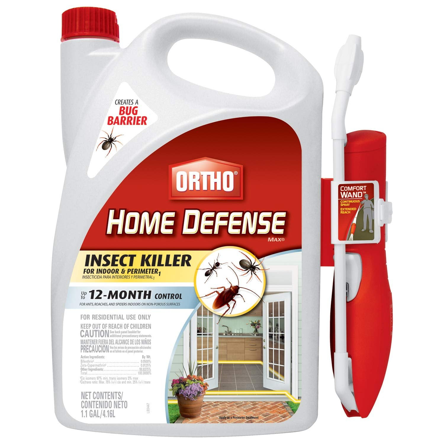 Ortho Home Defense Insect Killer, Comfort Wand, Indoor Outdoor Spray, 1 ...