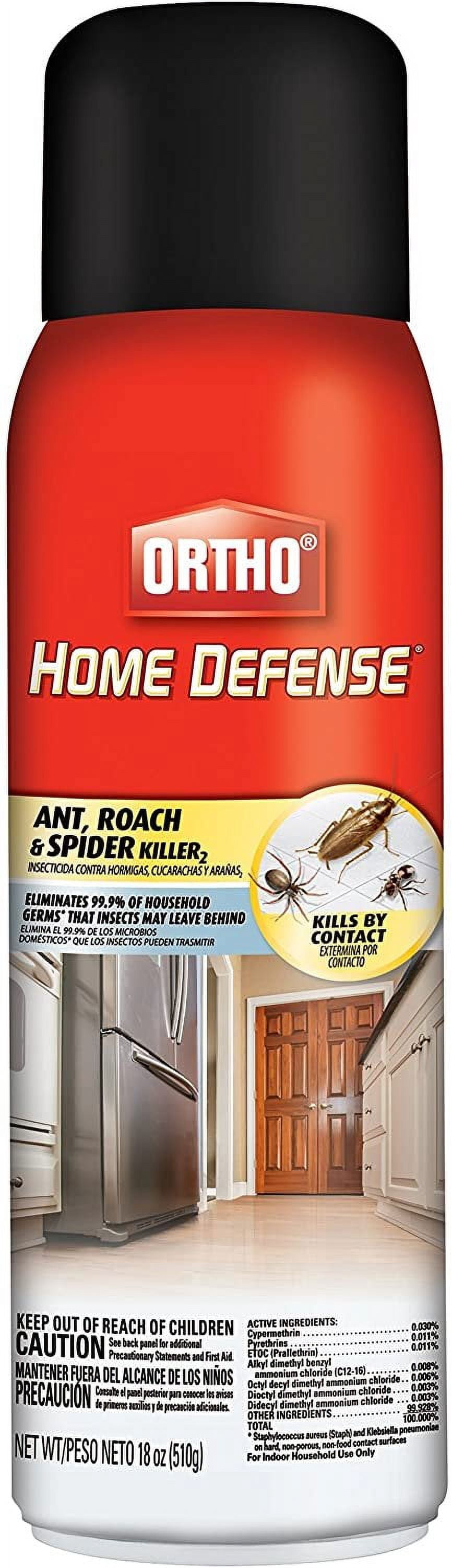Ortho Home Defense Ant, Roach & Spider Killer - Insecticide Spray - 2 ...