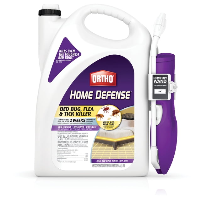 Ortho Home Defense Bed Bug, Flea and Tick Killer with Comfort Wand, 0.5 ...