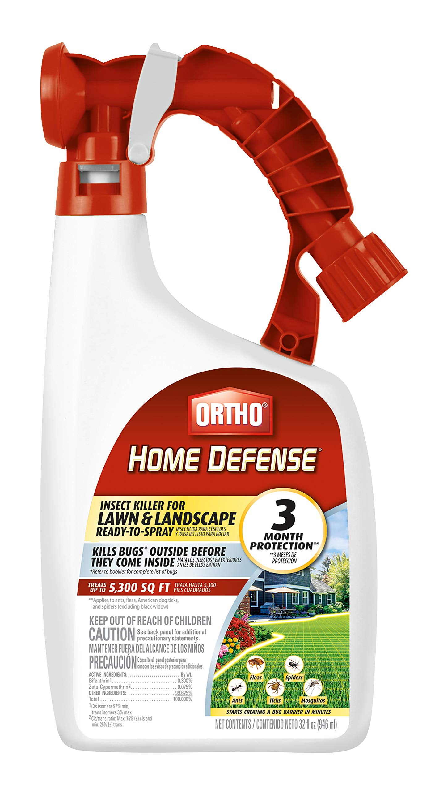 Ortho Home Defense Insect Killer for Lawn and Landscape Ready-To-Spray ...