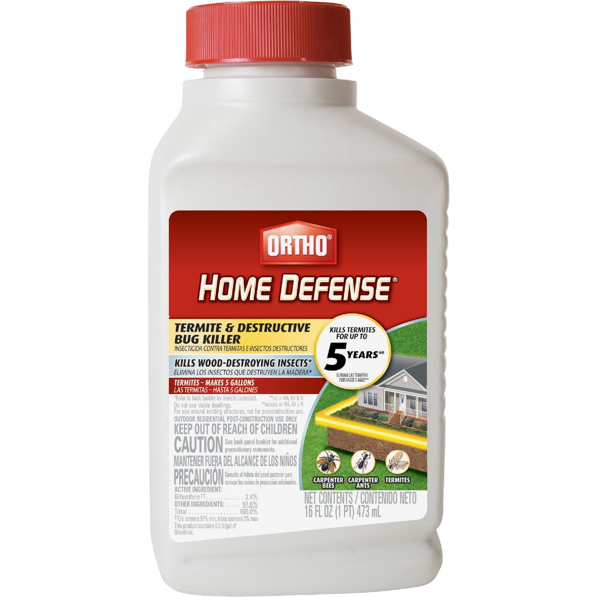 Ortho Home Defense Pesticide, Termite & Destructive Bug Killer ...