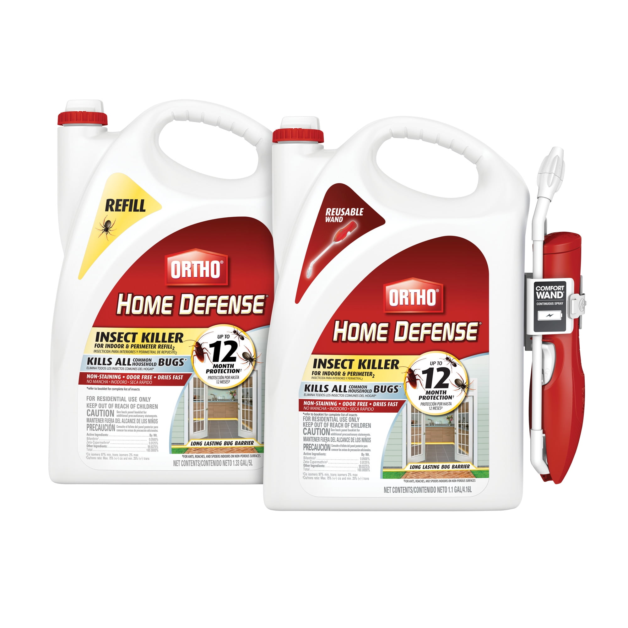Ortho Home Defense Insect Killer for Indoor & Perimeter2 and Refill ...