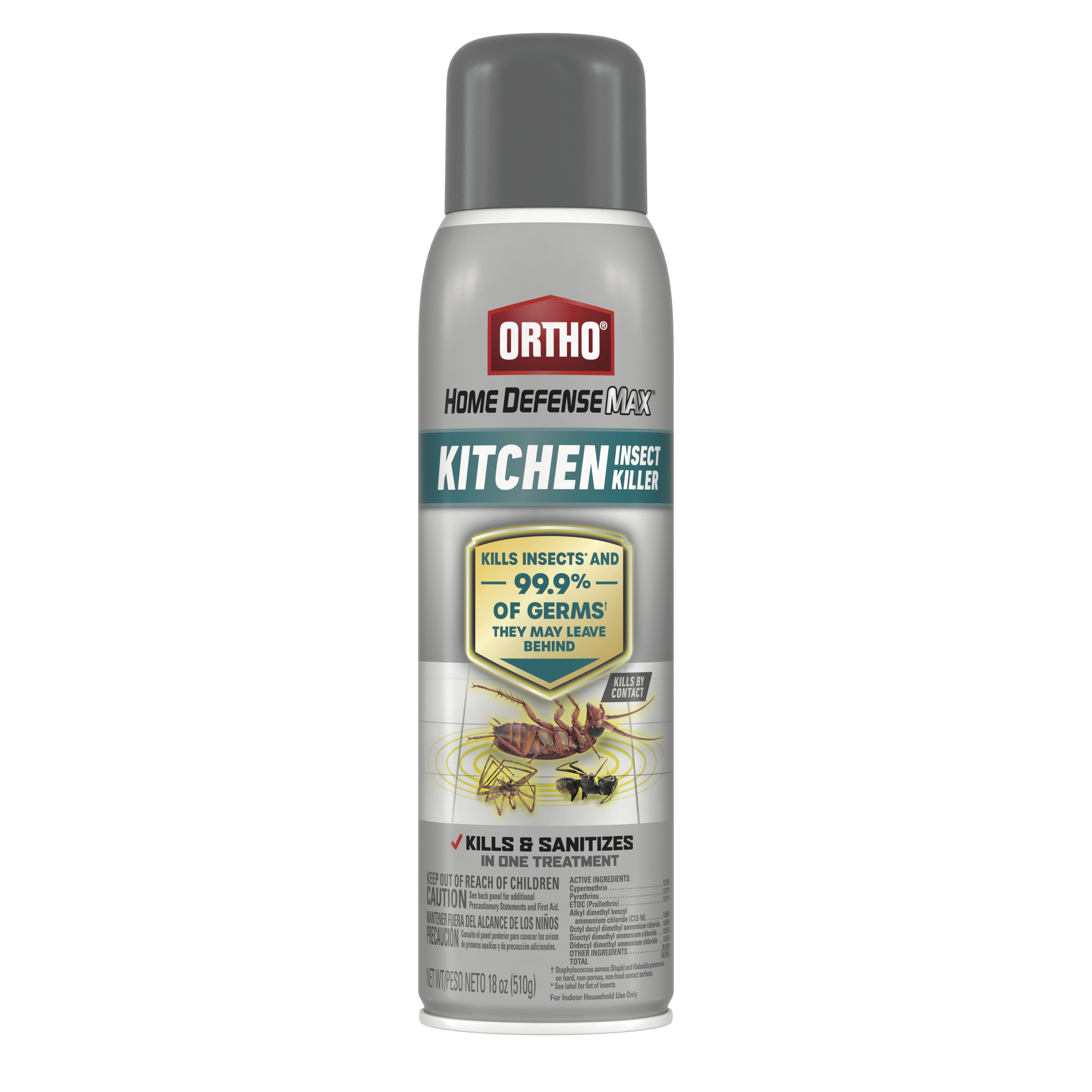 Ortho Home Defense Max Kitchen Insect Killer, 18 Ounce - Walmart ...